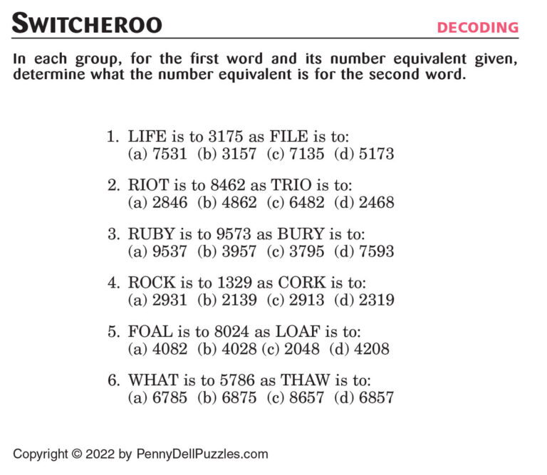 Mix It Up With Two Puzzles for a Brain Challenge